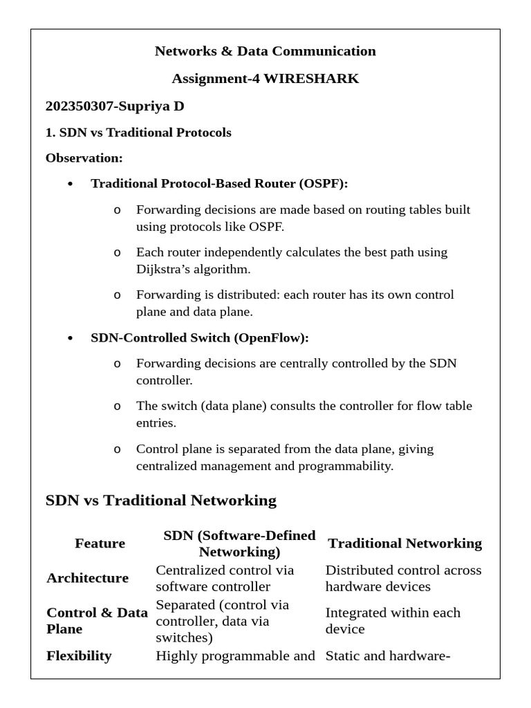 wireshark 4 | PDF | Computer Network | Networks