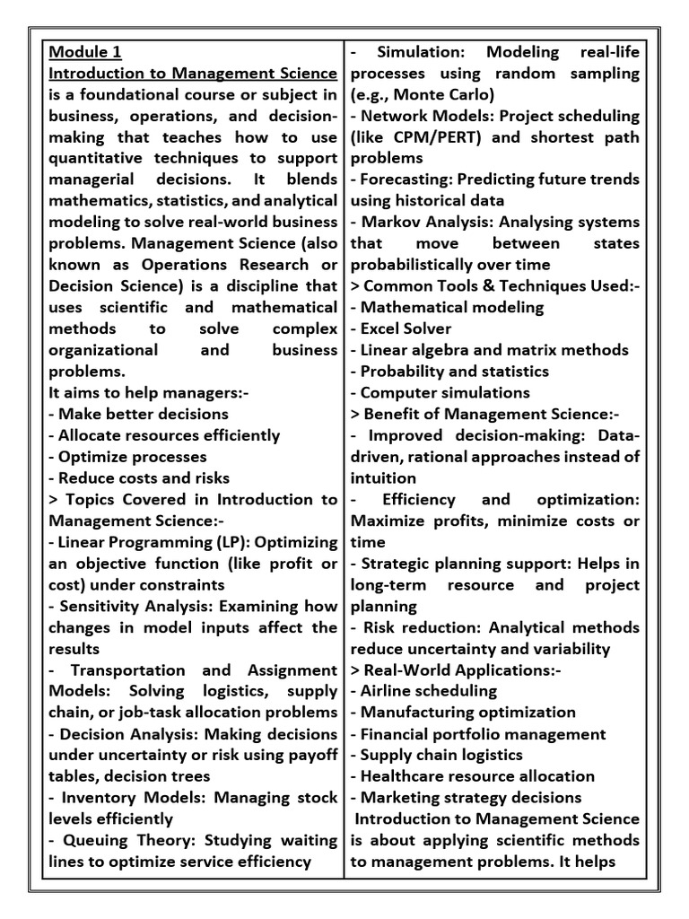 Operations Research | PDF | Mathematical Optimization | Linear Programming