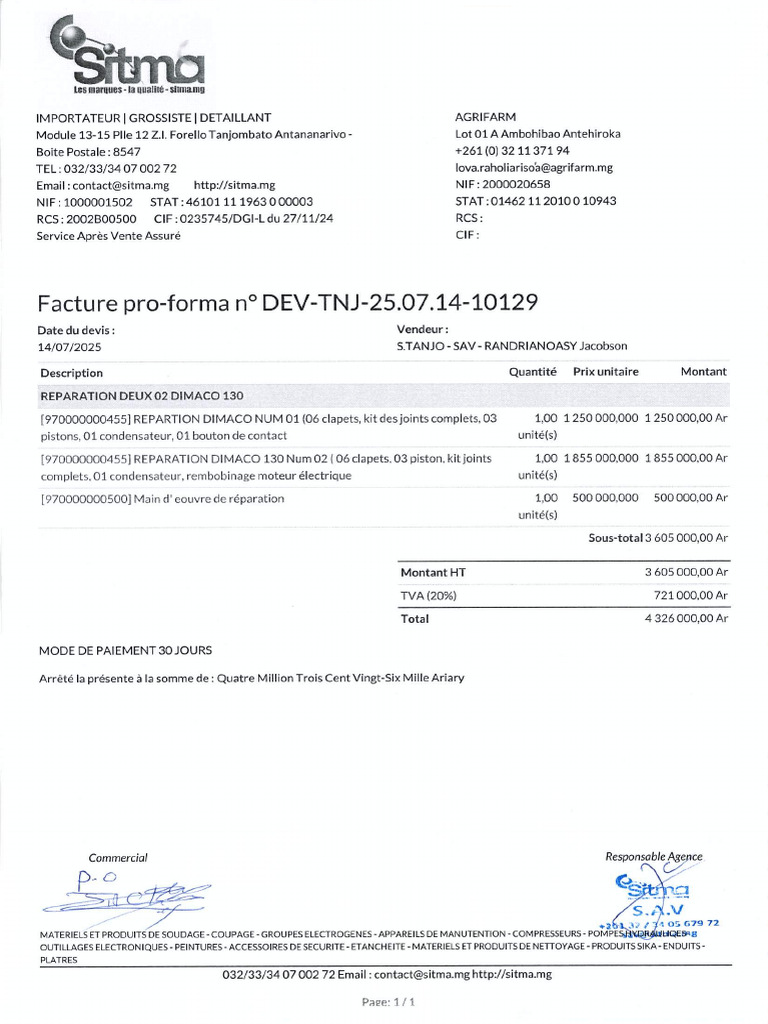 Reparation 02 Dimaco 130 | PDF