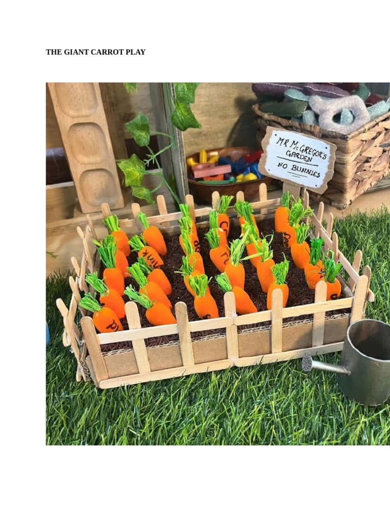 The Giant Carrot Play - 025329 | PDF