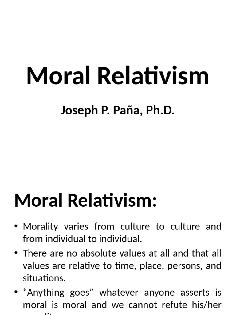Ethical Relativism | PDF