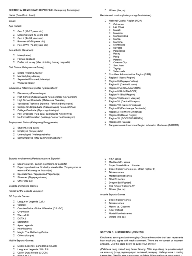 Physical Copy Survey | PDF
