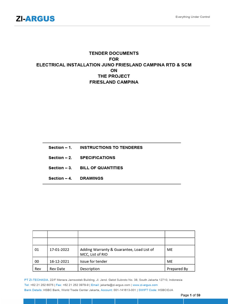 Juno Site Installation Tender - R02 | PDF | Specification (Technical Standard) | Electrical Wiring