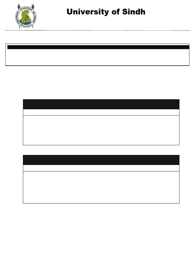 Proforma For Clearance of M.phil Final Thesis Submission | PDF