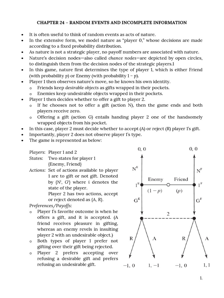 Watson Chapter 24 - 26 | PDF | Utility | Risk Aversion