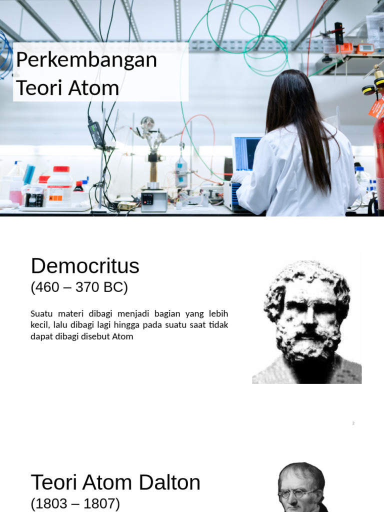 Perkembangan Model Atom | PDF