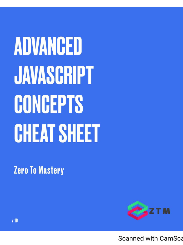Advanced Javascript Z TM | PDF