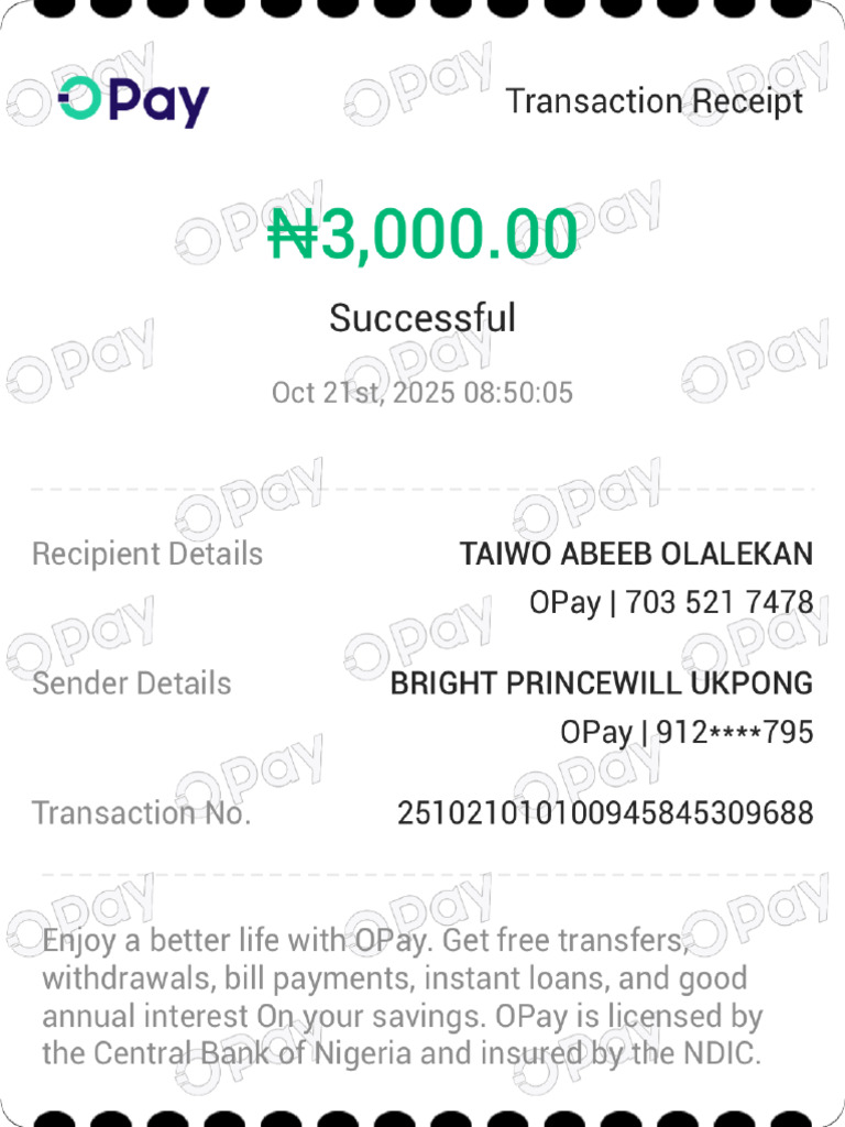 Transaction Receipt-251021010100945845309688 | PDF