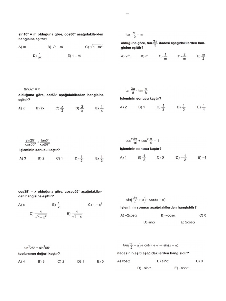 Trigonometri - 2 | PDF