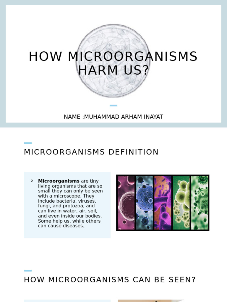 How Microorganisms Harm Us | PDF