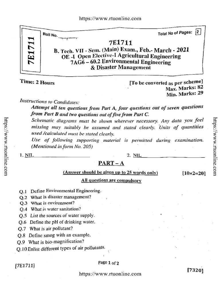 RTU Papers 2020-21 EE DM 7AG6-60 | PDF