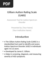 Gilliam Autism Rating Scale - 3 Examiner's Manual | PDF