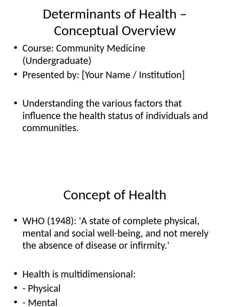 Key Health Determinants Explained | PDF | Public Health | Poverty
