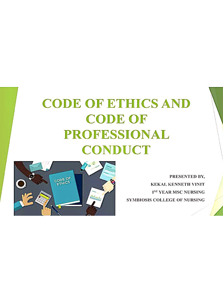 Codes of Ethics | PDF