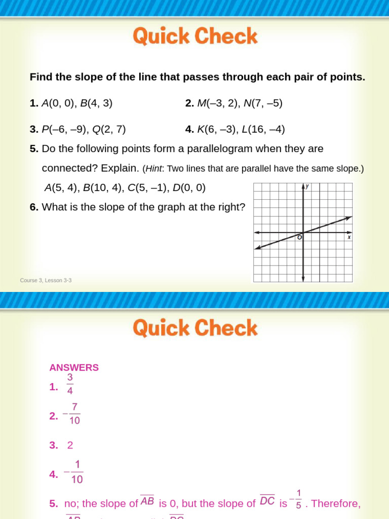 Finding Slope and Direct Variation | PDF | Slope | Equations