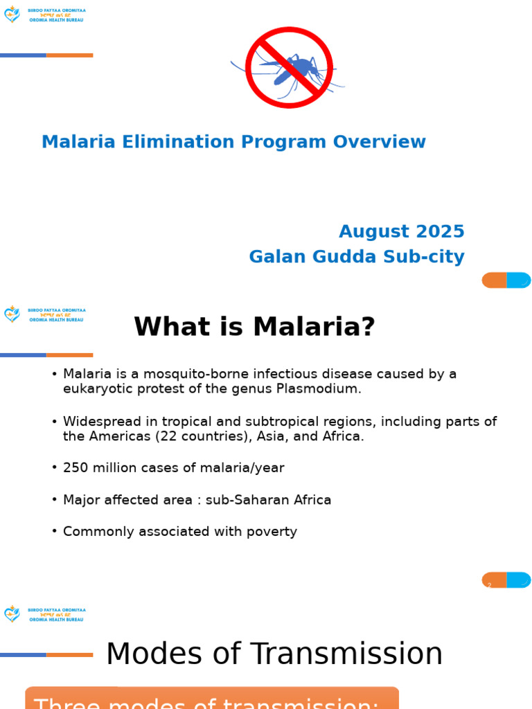 Malaria Elimination Program Overview, 2025 | PDF | Malaria | Plasmodium