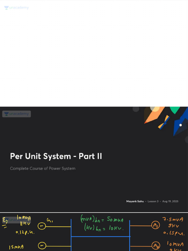 Per Unit System Part II With Annogrgeriuyu | PDF