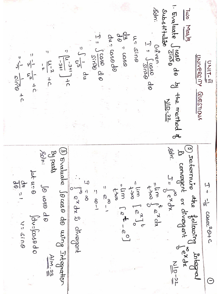 Unit-3 University Que | PDF