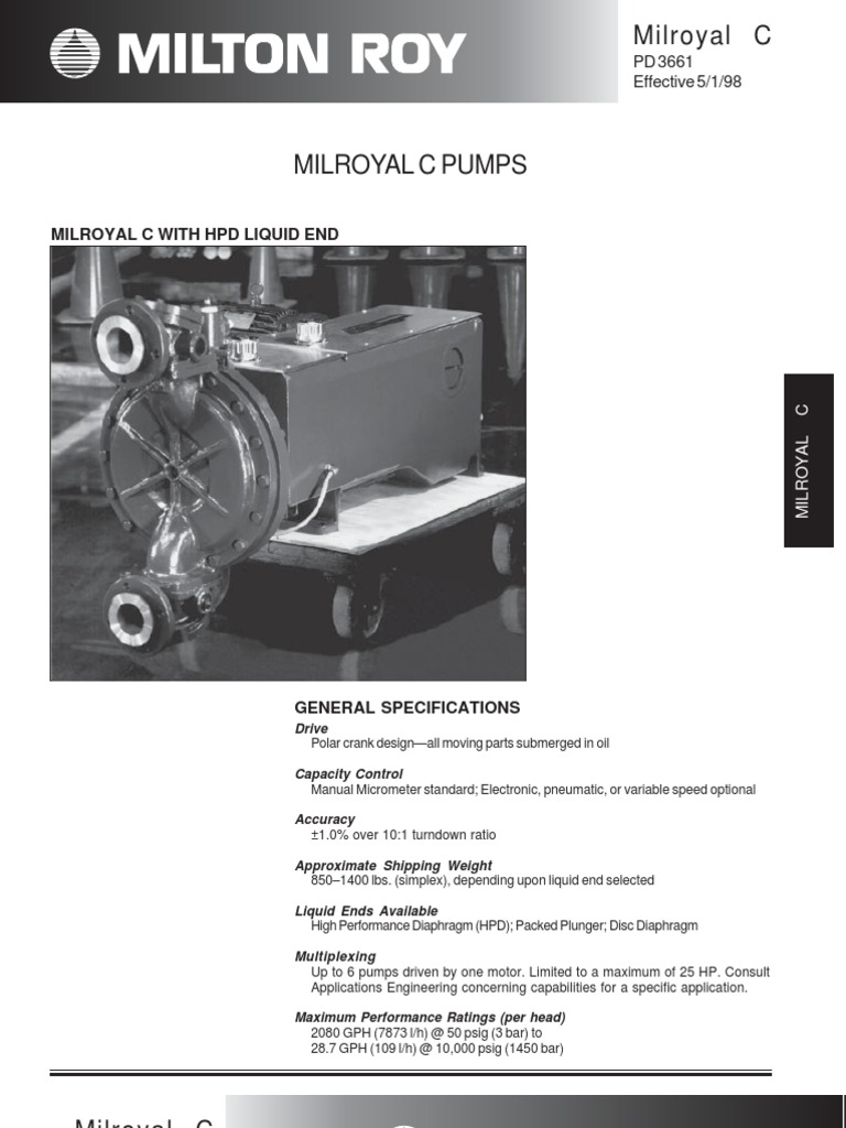 Milroyal C | PDF | Valve | Stainless Steel
