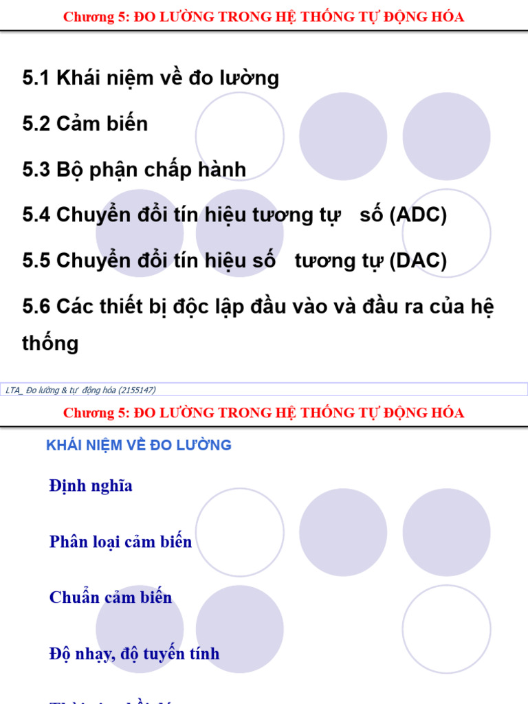 Do Luong Va Tu Dong Hoa 2155147 Chapter 05 01 Do Luong Trong He Thong ...