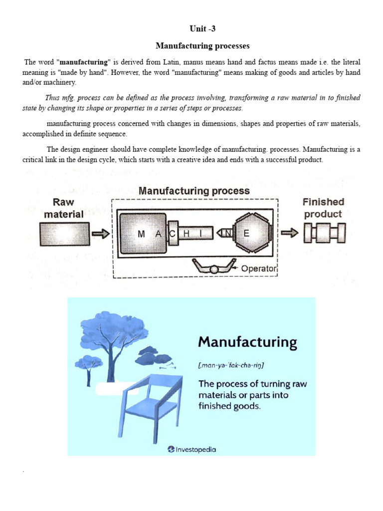 Overview of Manufacturing Processes | PDF | Soldering | Welding
