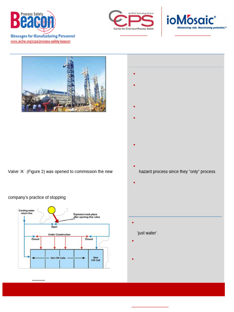 Refinery Cooling Tower Explosion & Fire (English) | PDF | Oil Refinery ...
