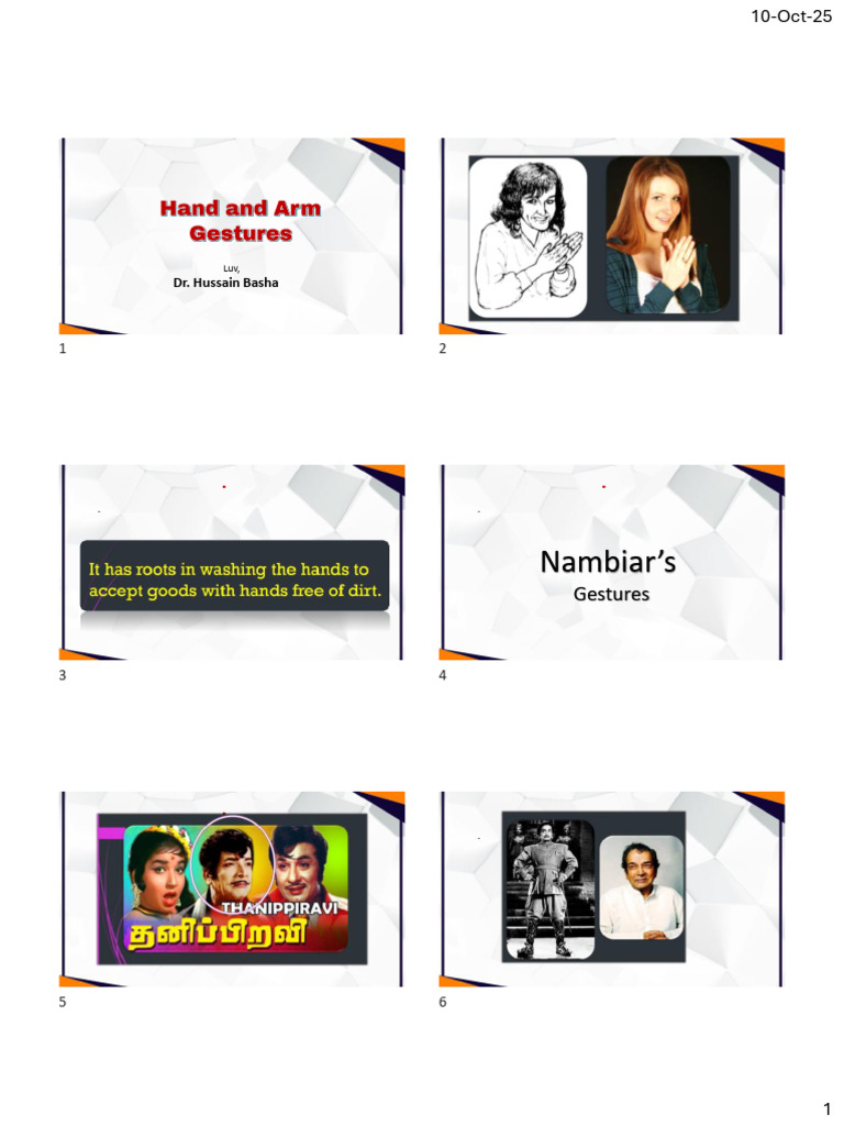 1A-Hand and Arm Gestures-Body Language-HU | PDF