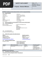 Bernzomatic Propane Safety Data Sheet | PDF | Dangerous Goods | Propane