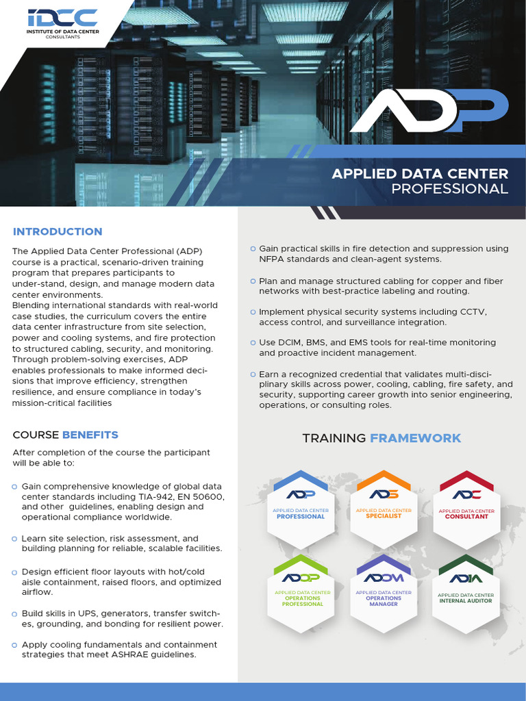 Applied Data Center Professional Course | PDF | Data Center