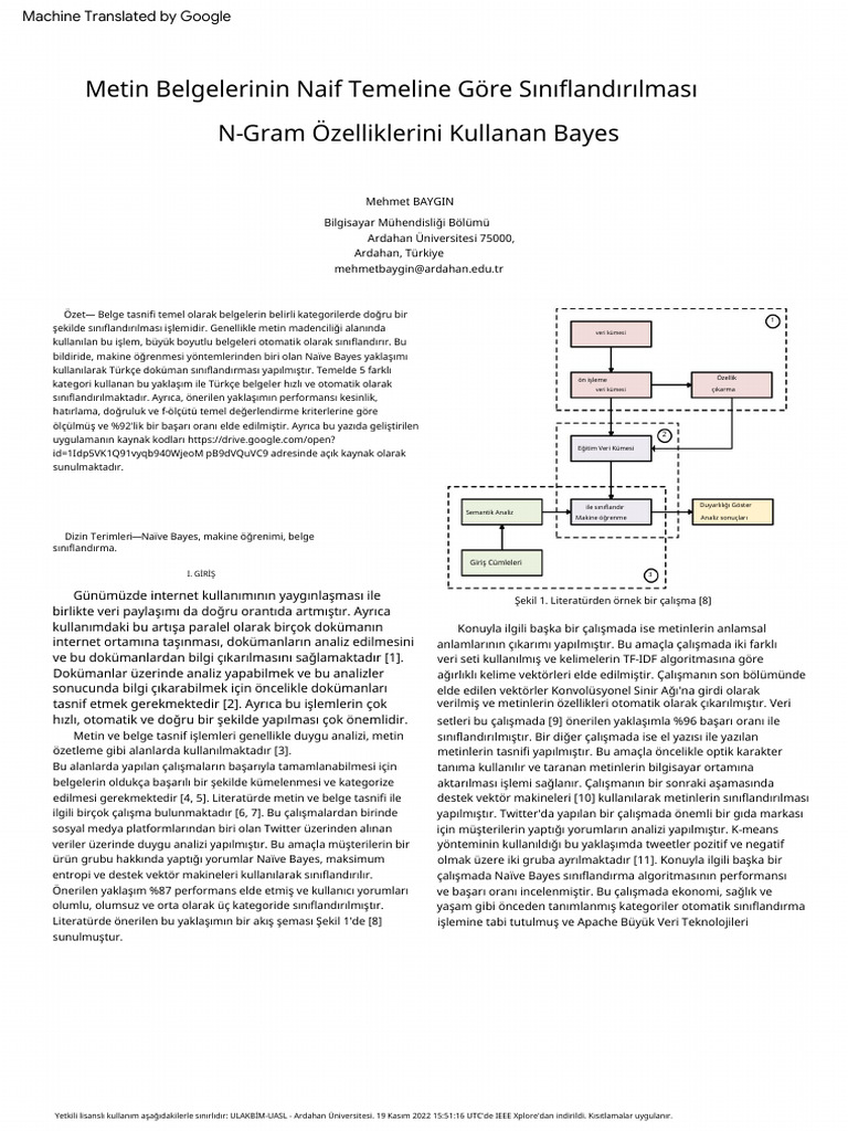 Classification of Text Documents Based On Naive Bayes Using N-Gram ...