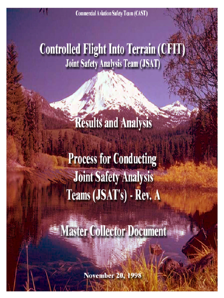 JSAT CFIT Results and Analysis | PDF | Federal Aviation Administration ...