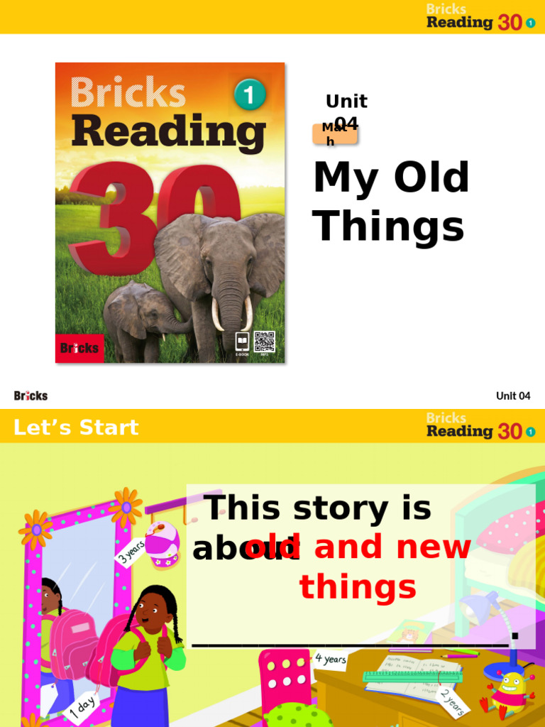 Bricks Reading 30 L1 SB PPT Unit 04 | PDF