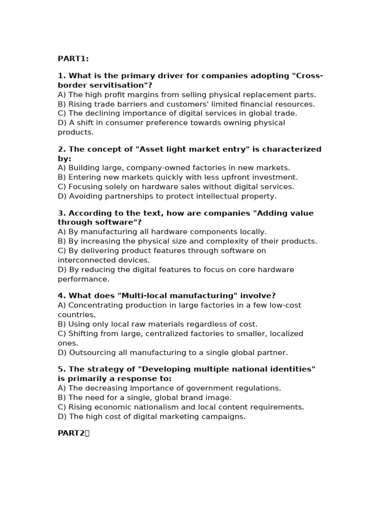 IB Paper 10 | PDF | Market (Economics) | Profit (Economics)