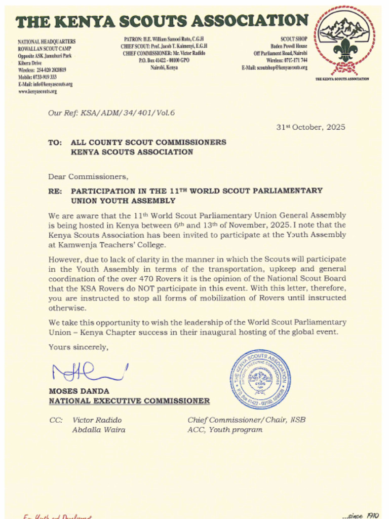 Participation in The WSPU Youth Assembly | PDF