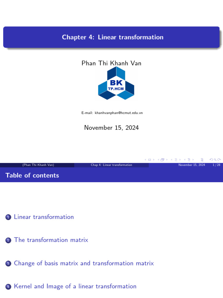 Understanding Linear Transformations | PDF | Linear Map | Matrix ...