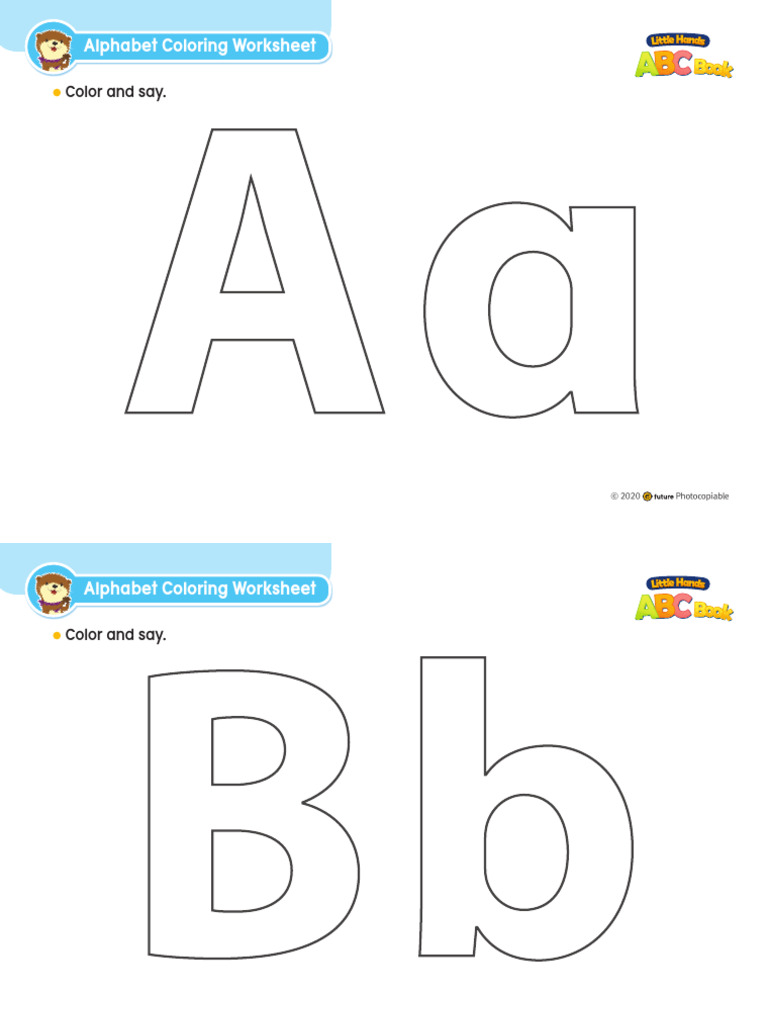 ABC Book Worksheet 1407 | PDF