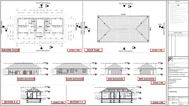 Proposed Staff House Plans, Kilifi | PDF | Building Engineering ...
