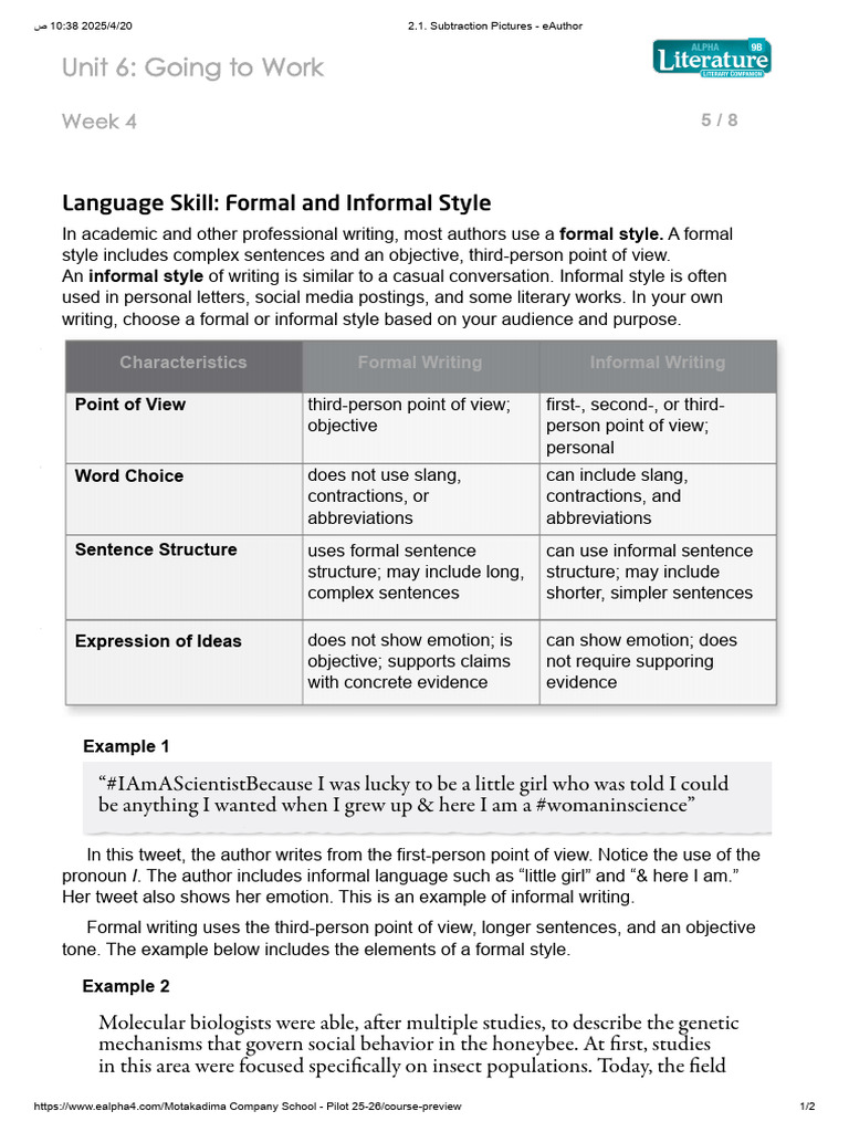 Formal vs Informal Writing Styles | PDF | Emotions | Human Communication