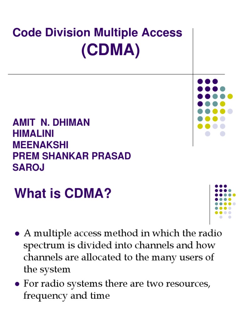 Code Division Multiple Access | PDF | Code Division Multiple Access ... Code Division Multiple Access | PDF | Code Division Multiple Access ...