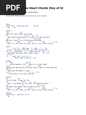 2 Hearts Digitalism Chords