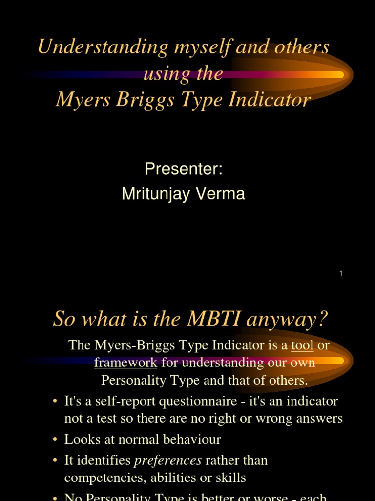 MBTI | PDF | Extraversion And Introversion | Personality Type