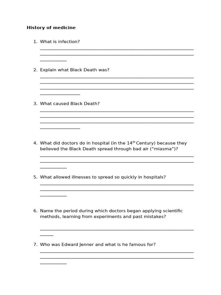 History of medicine SS | PDF | Smallpox | Infection