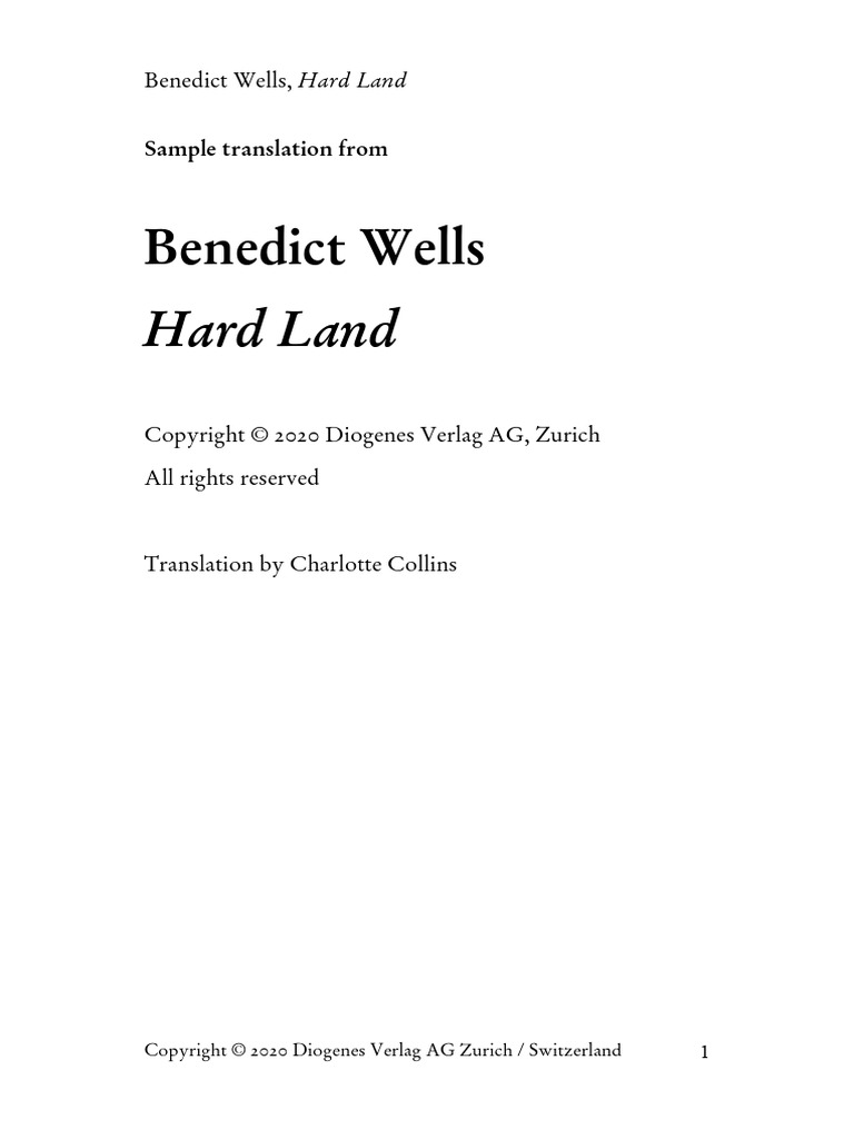 Hard Land: A Summer of Change | PDF