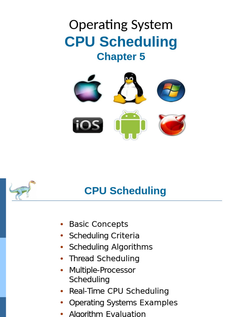 Chapter 5 CPU Scheduling-For Mid........ | PDF | Scheduling (Computing ...