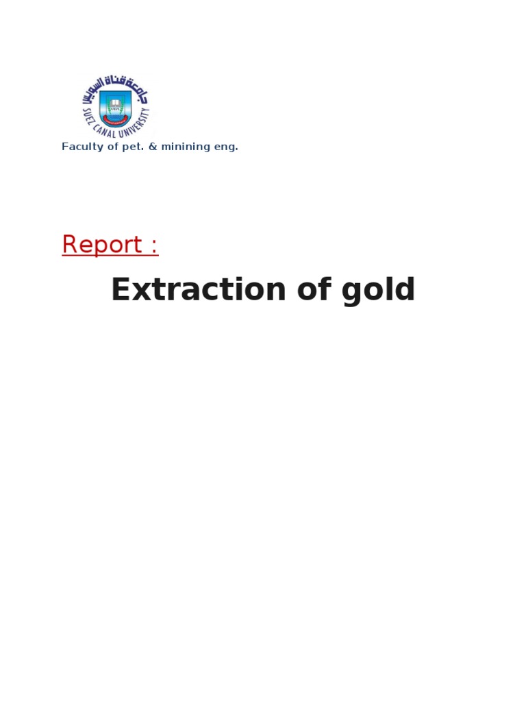 Gold Report | PDF | Parts Per Notation | Gold