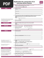 NSW Licence Application Form 1001 | PDF | Driver's License | Identity ...
