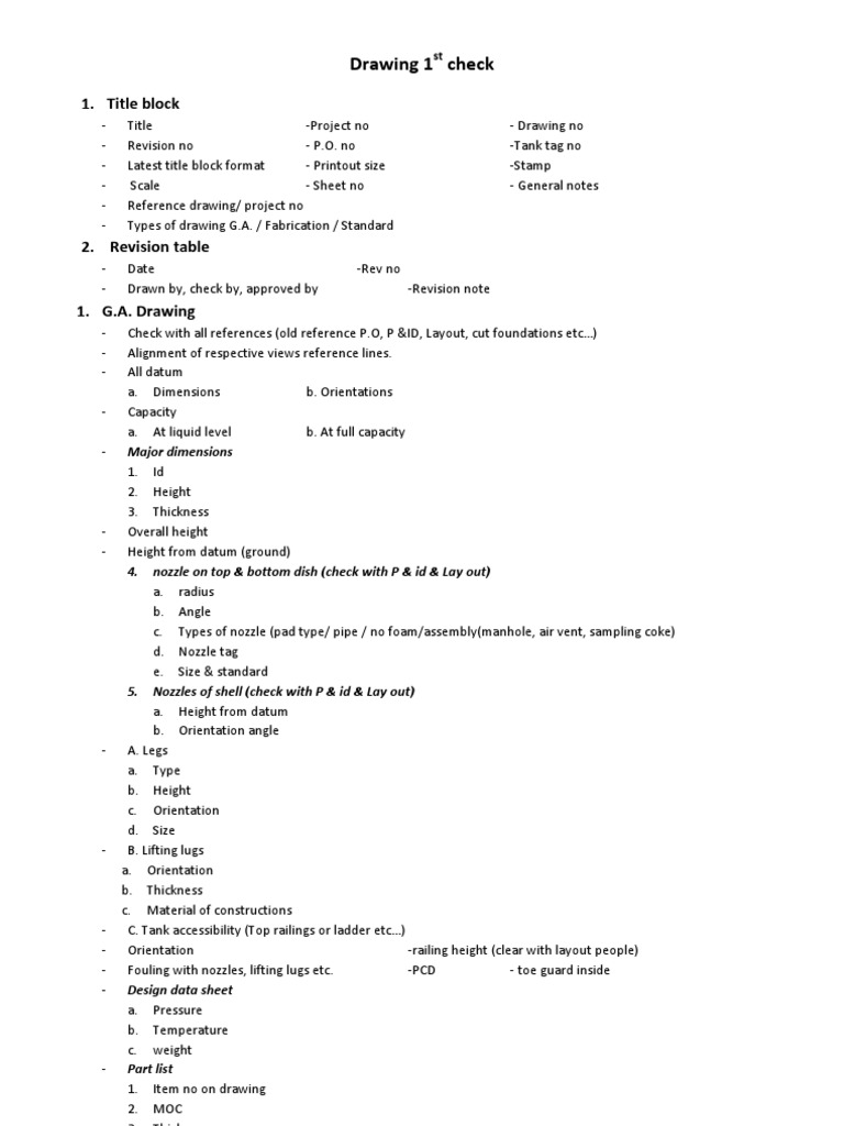 Drawing Check Print | PDF | Metal Fabrication | Mechanical Engineering