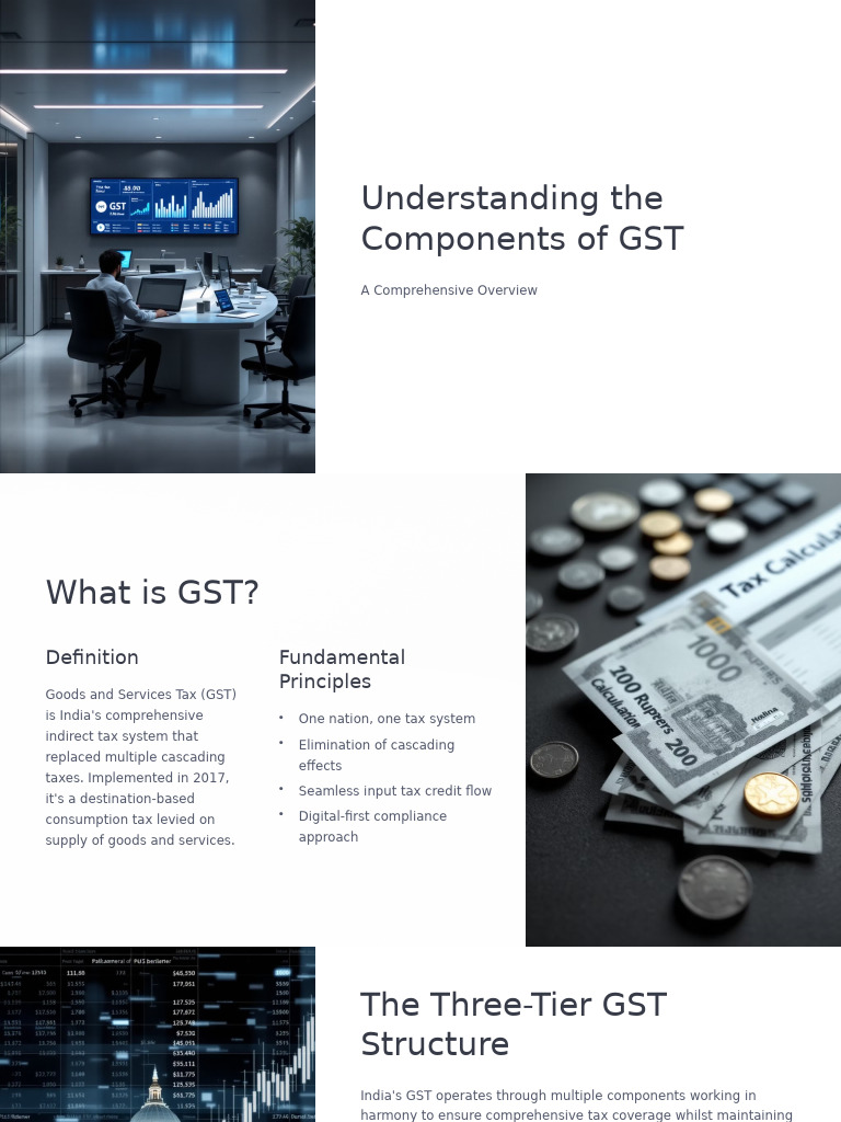Components of GST Explained | PDF | Taxes | Taxation