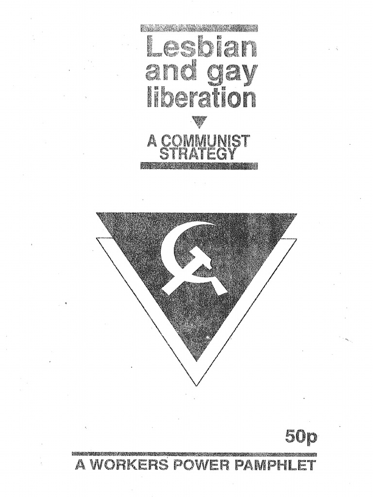 WP Pamphlet - Lesbian and Gay Liberation A Communist Strategy | PDF
