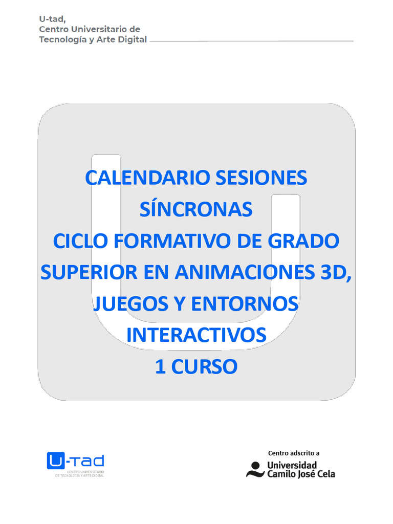 Calendario AJED 1 (25-26) | PDF
